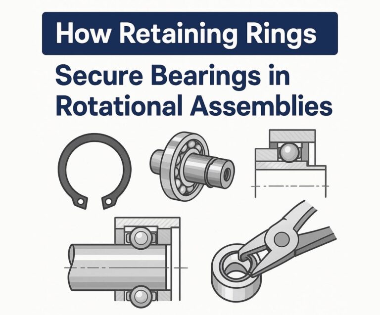 How Retaining Rings Secure Bearings in Rotational Assemblies - Bearings ...